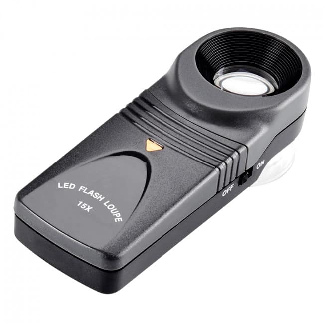 Opticron LED lupe 15x 21mm - Mat og Hage